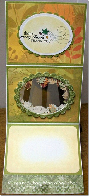 Nana's Keepsakes by Kym: Thanksgiving Thanks Shaker Card